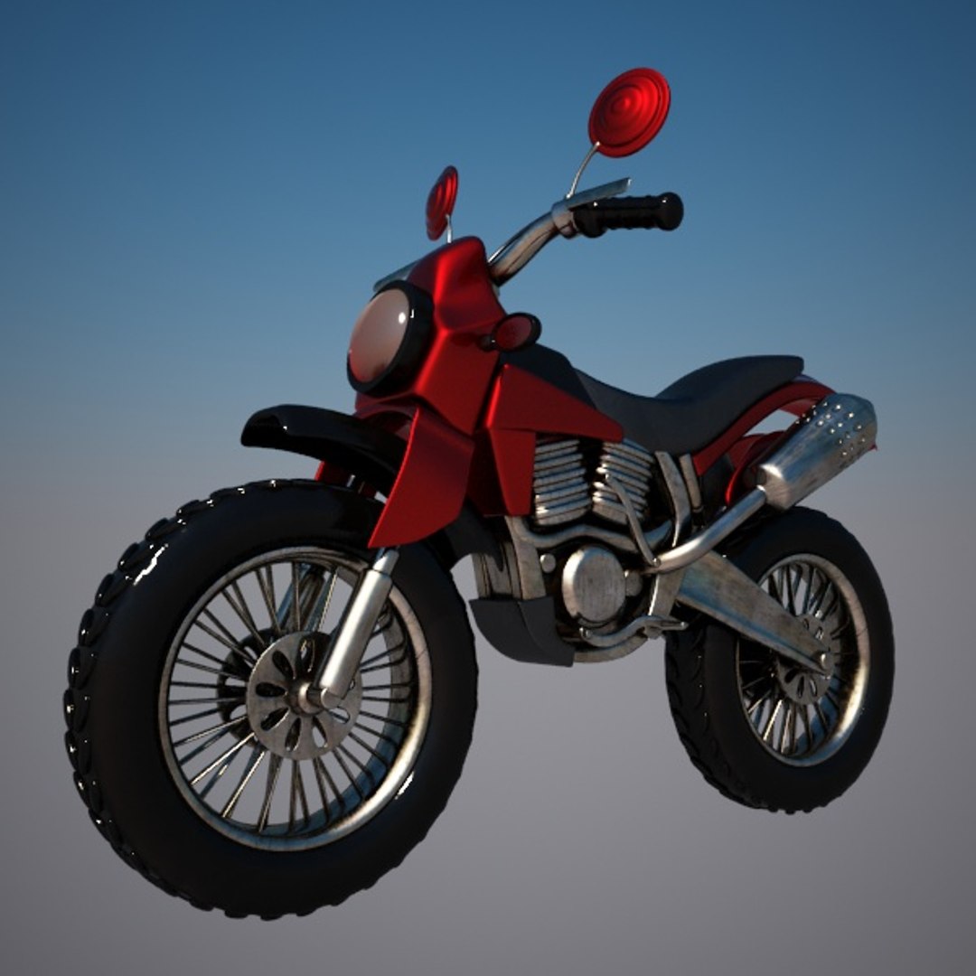 3d model motocross