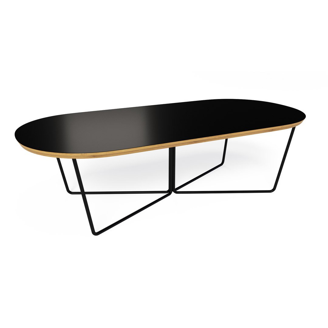 3D Array Coffee Table Oval Model - TurboSquid 1713937