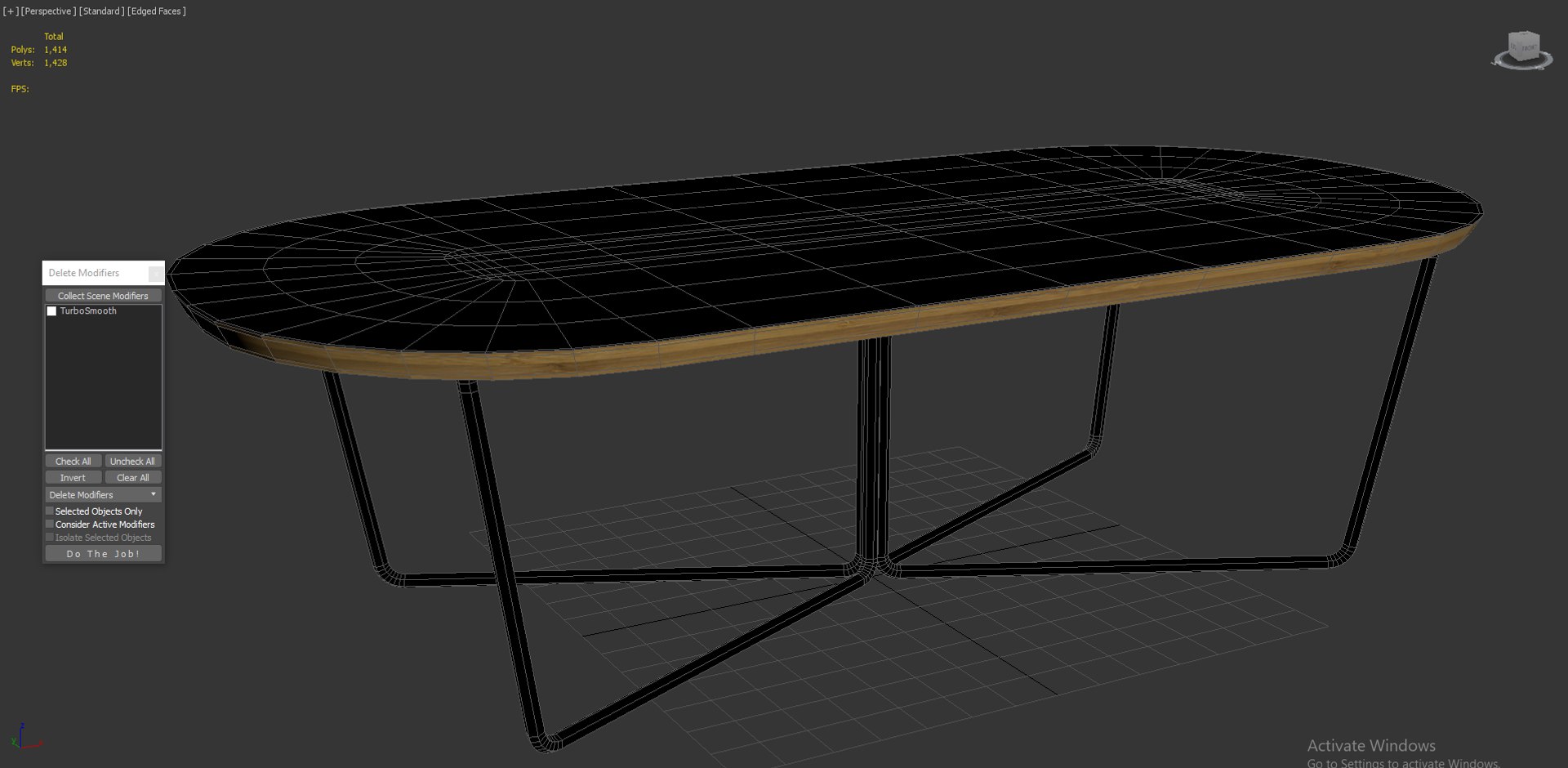 3D Array Coffee Table Oval Model - TurboSquid 1713937