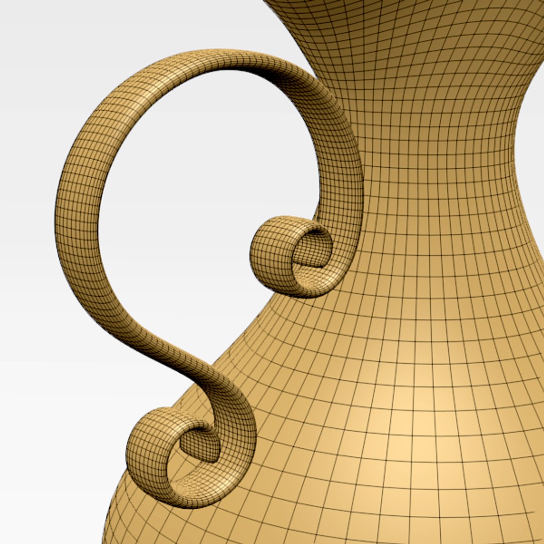 Gold Pitcher 3d Model