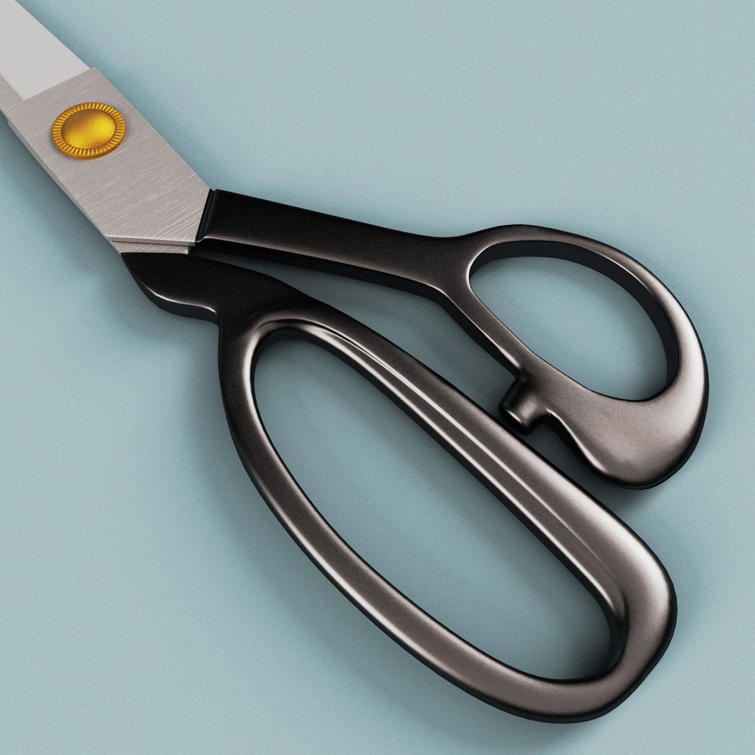 3d Model Of Tailor Scissors