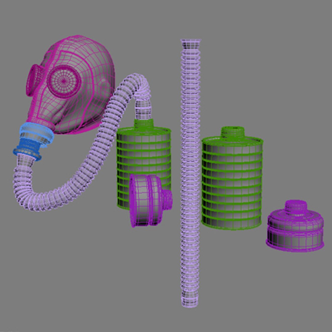 Gas Mask 3d Model