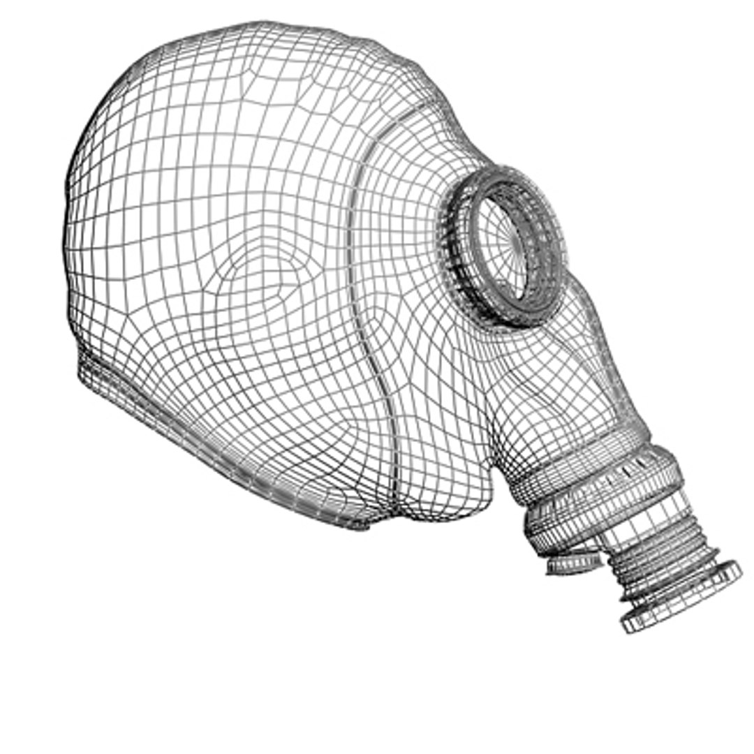 Gas Mask 3d Model
