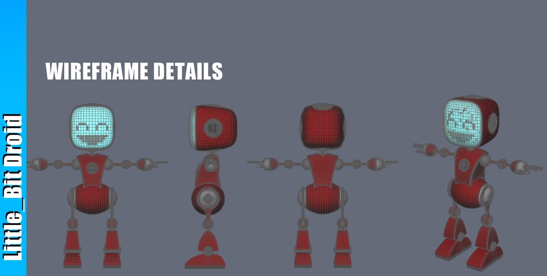 robot bot cabby 3d model