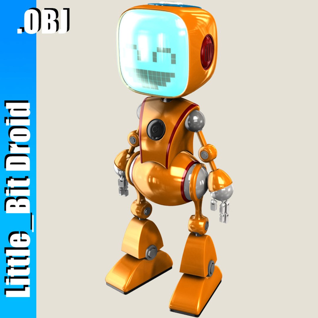 robot bot cabby 3d model