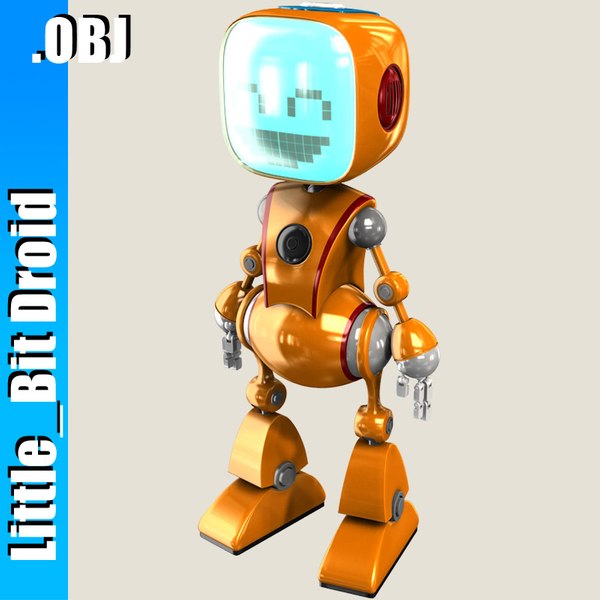 robot bot cabby 3d model