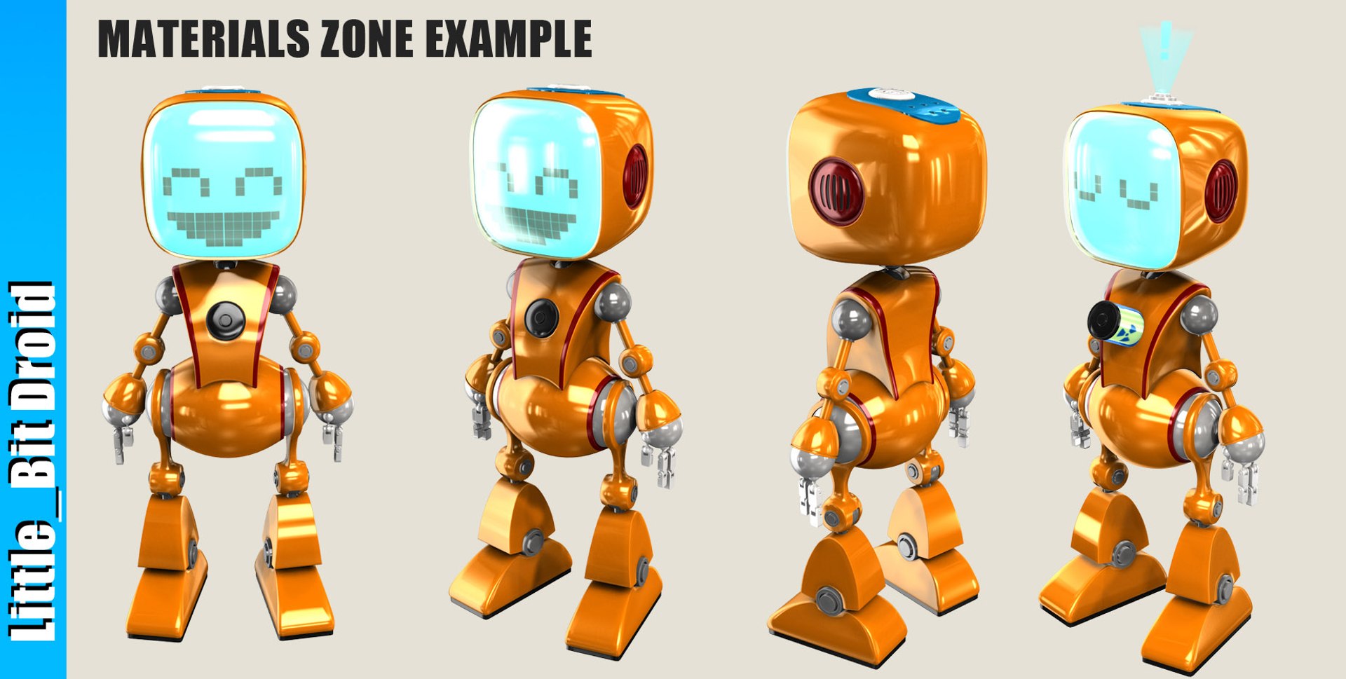 robot bot cabby 3d model