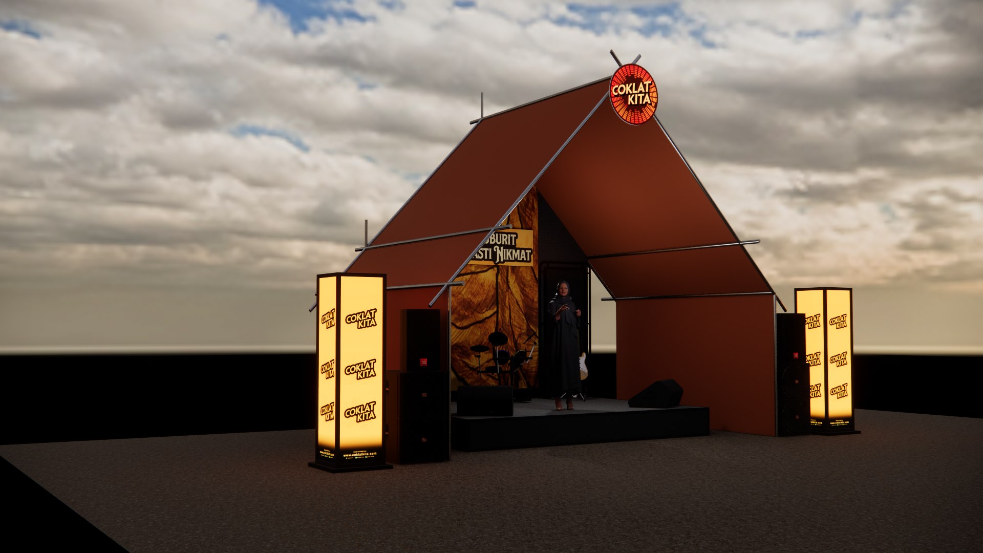 Mini Stage 3D Model - TurboSquid 2041860