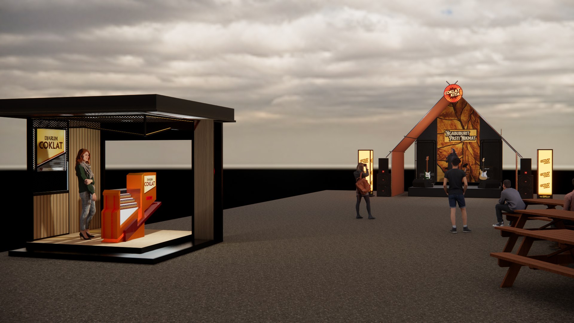 Mini Stage 3D Model - TurboSquid 2041860