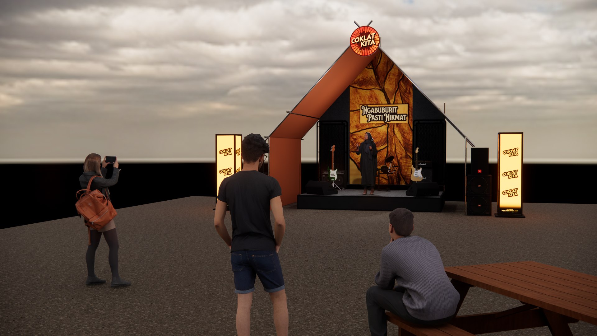 Mini Stage 3D Model - TurboSquid 2041860