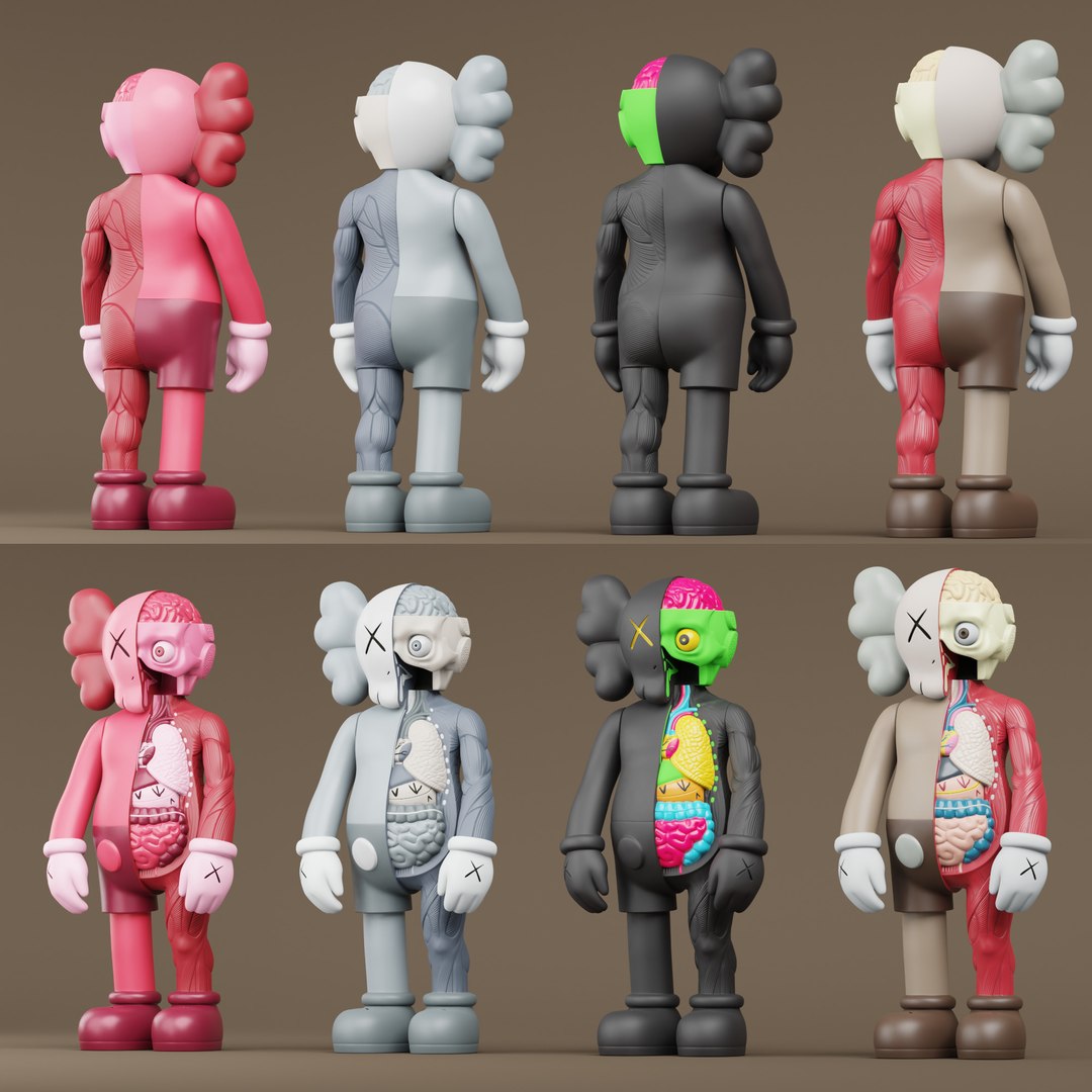 3D Kaws Flayed Companion - TurboSquid 1689072