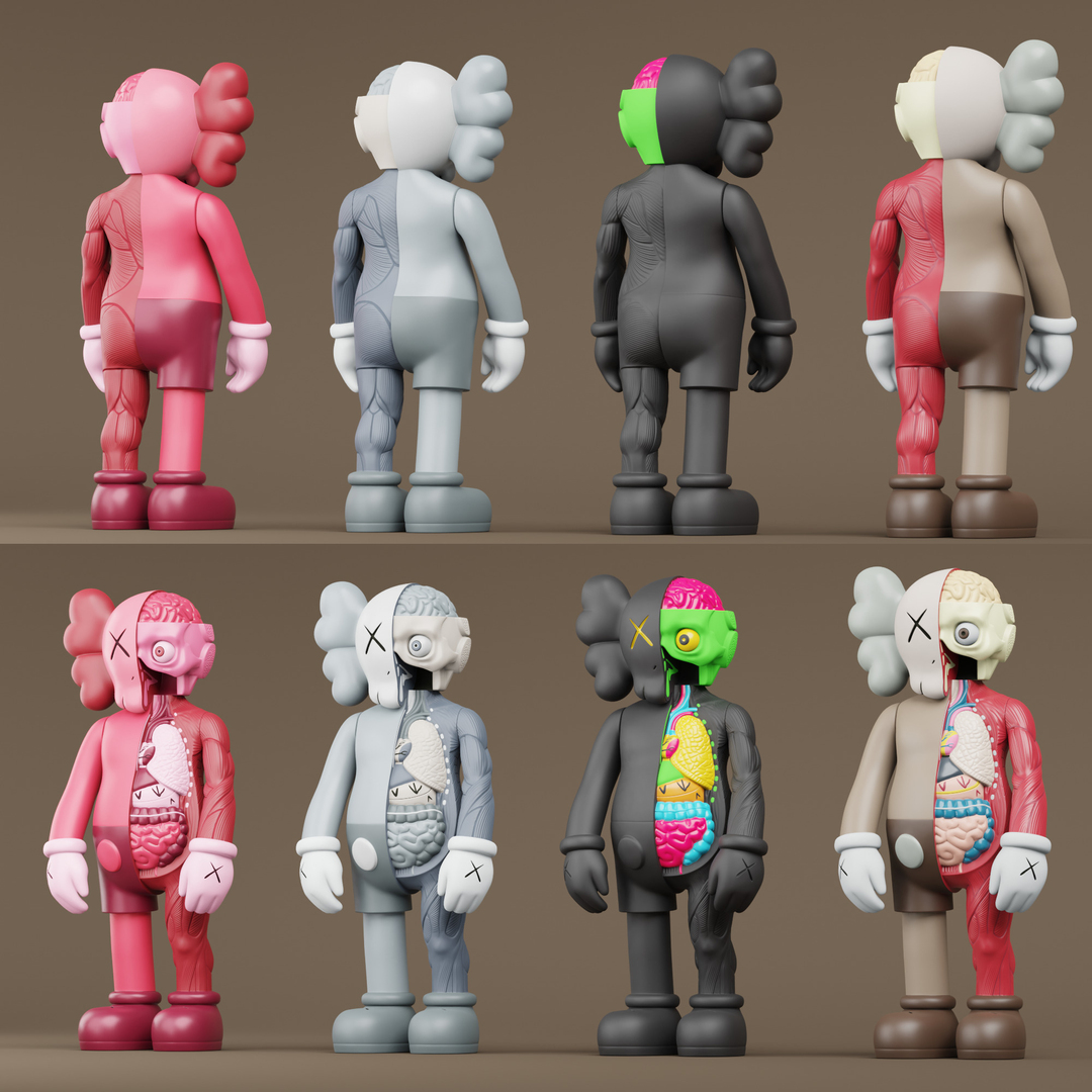 3D kaws flayed companion - TurboSquid 1689072