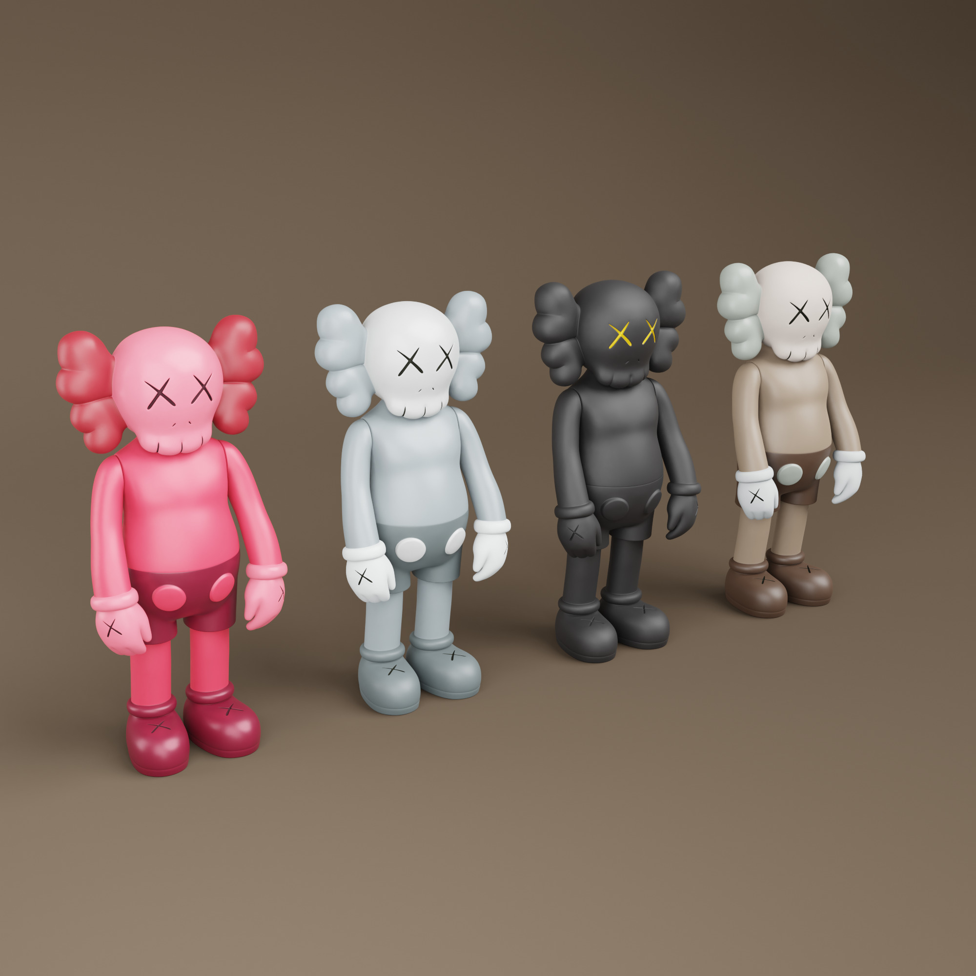 3D kaws flayed companion - TurboSquid 1689072