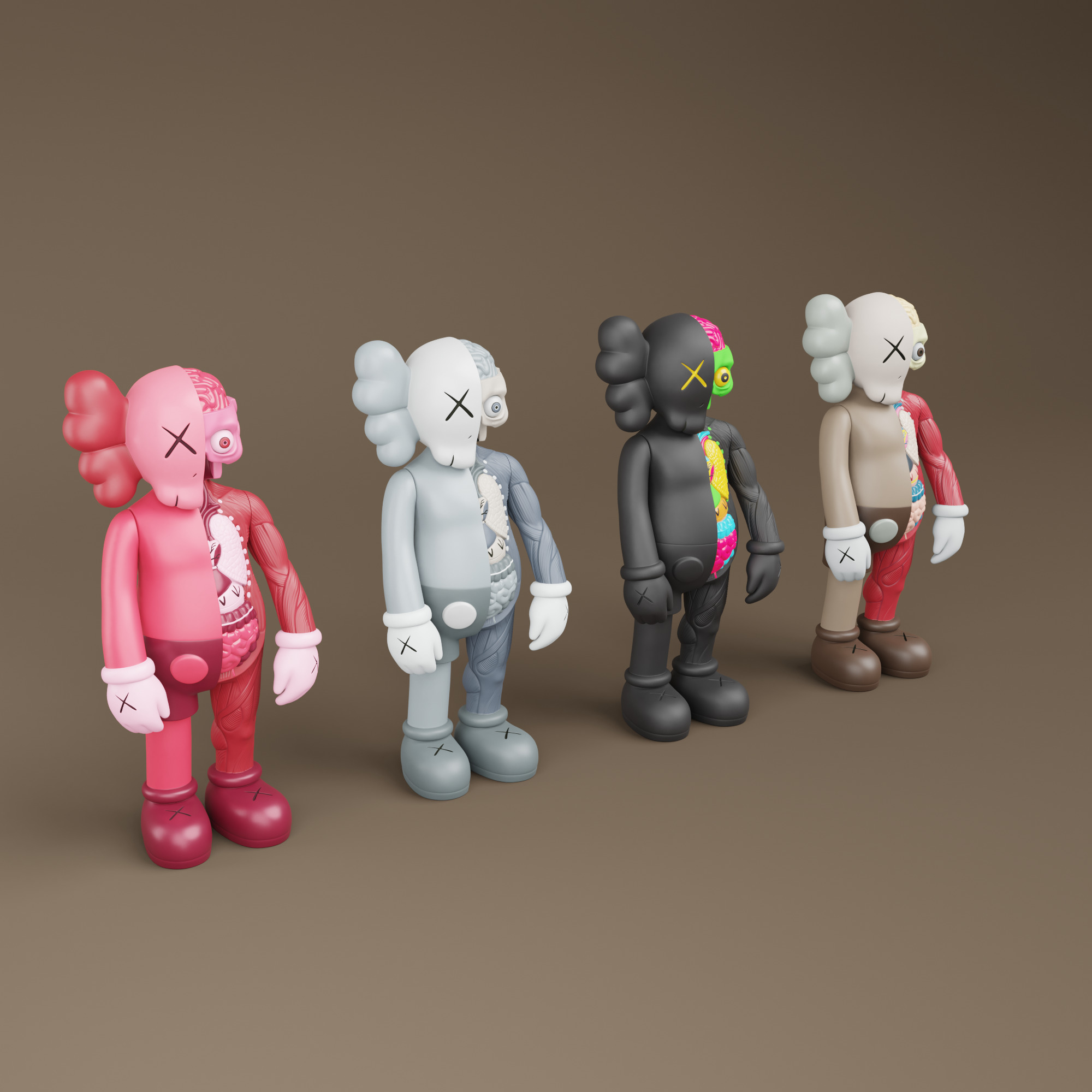3D kaws flayed companion - TurboSquid 1689072