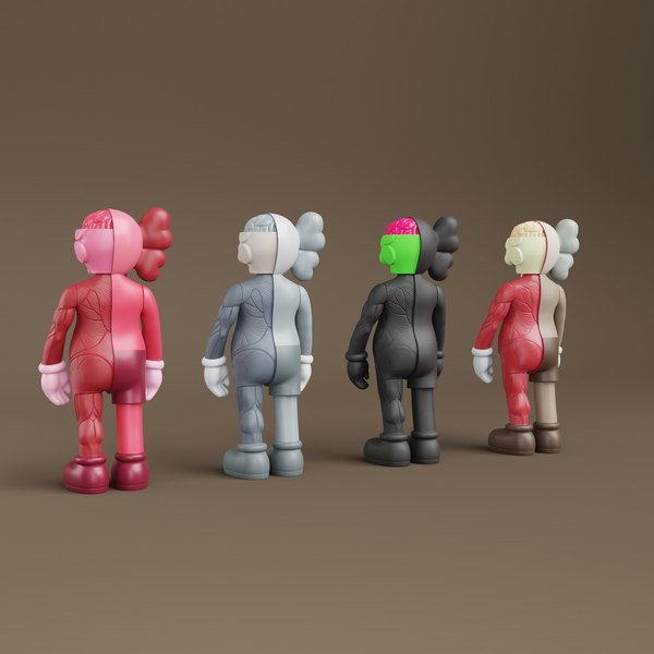 3D kaws flayed companion - TurboSquid 1689072