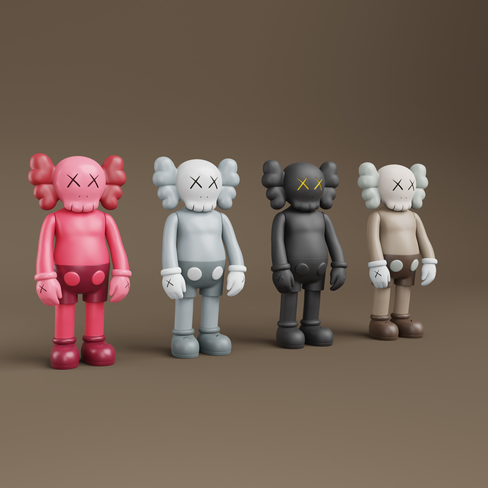 3D kaws flayed companion - TurboSquid 1689072