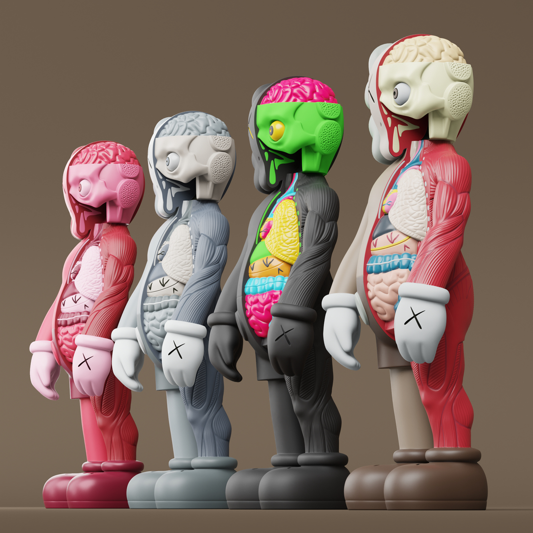 3D kaws flayed companion - TurboSquid 1689072