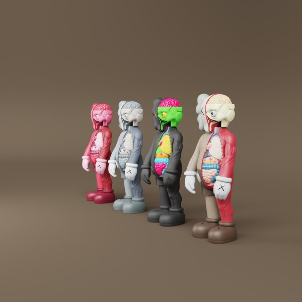 3D kaws flayed companion - TurboSquid 1689072