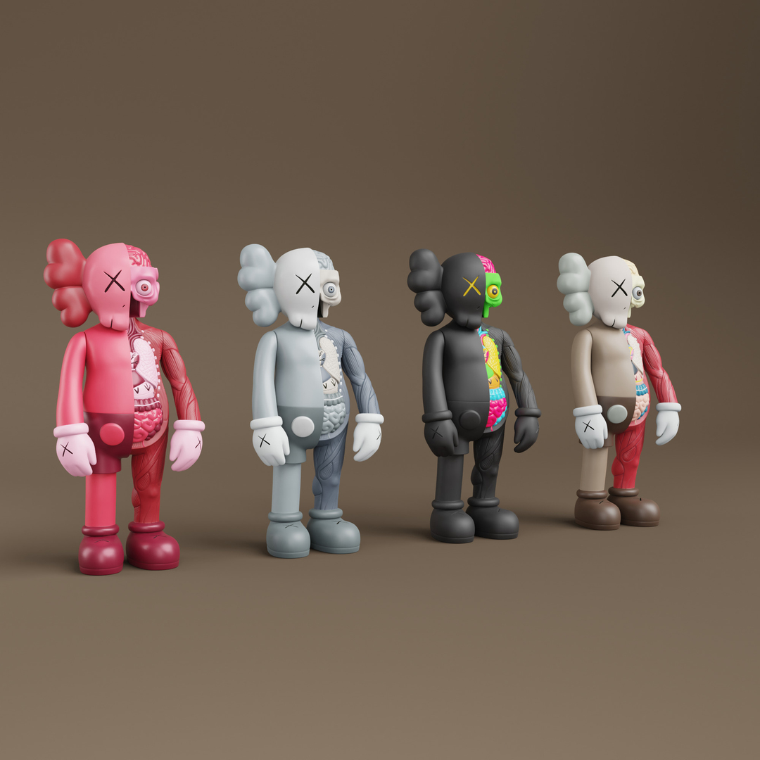 3D kaws flayed companion - TurboSquid 1689072