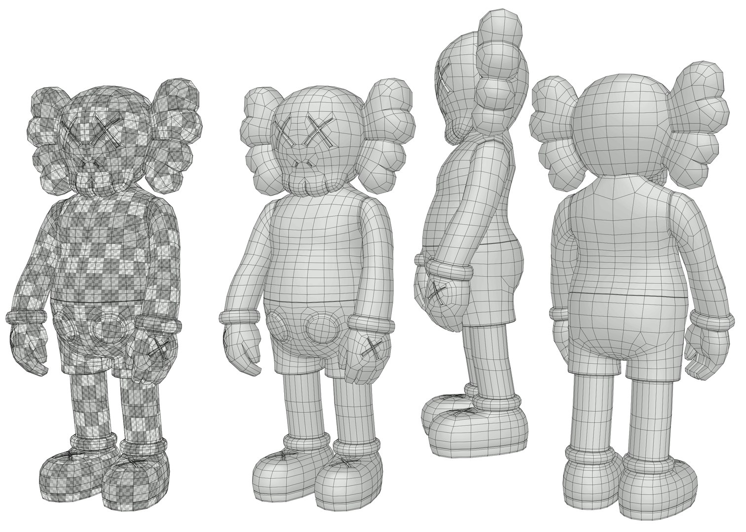 3D Kaws Flayed Companion - TurboSquid 1689072