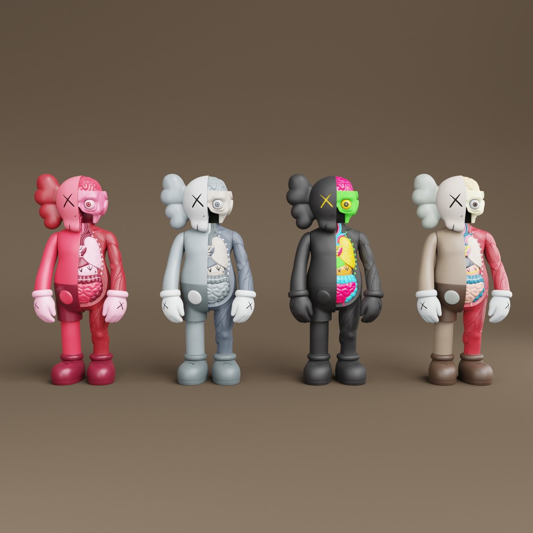 3D Kaws Flayed Companion - TurboSquid 1689072