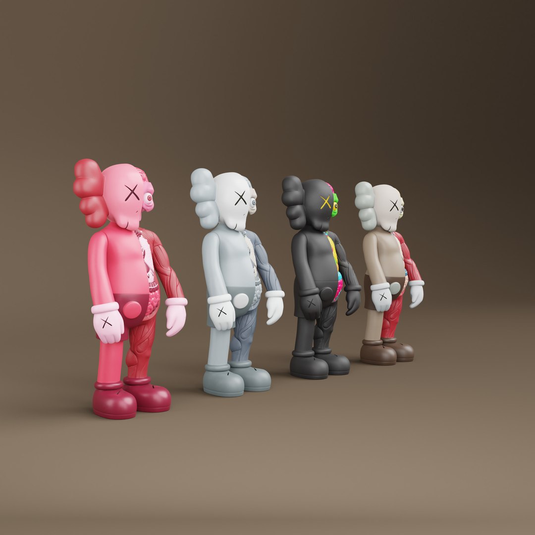 3D Kaws Flayed Companion - TurboSquid 1689072