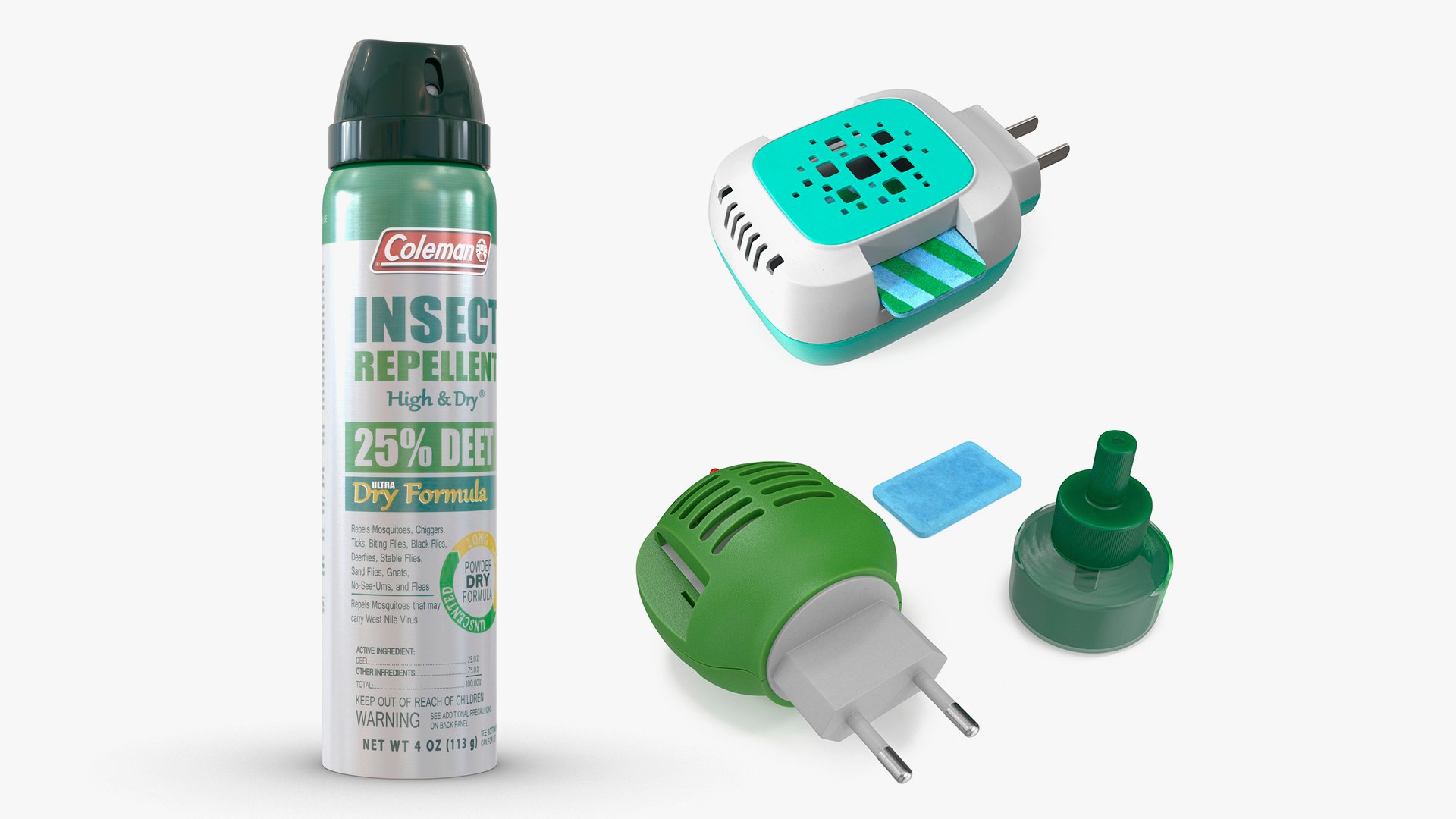 3D Mosquito Repellents Collection Model - TurboSquid 2208767