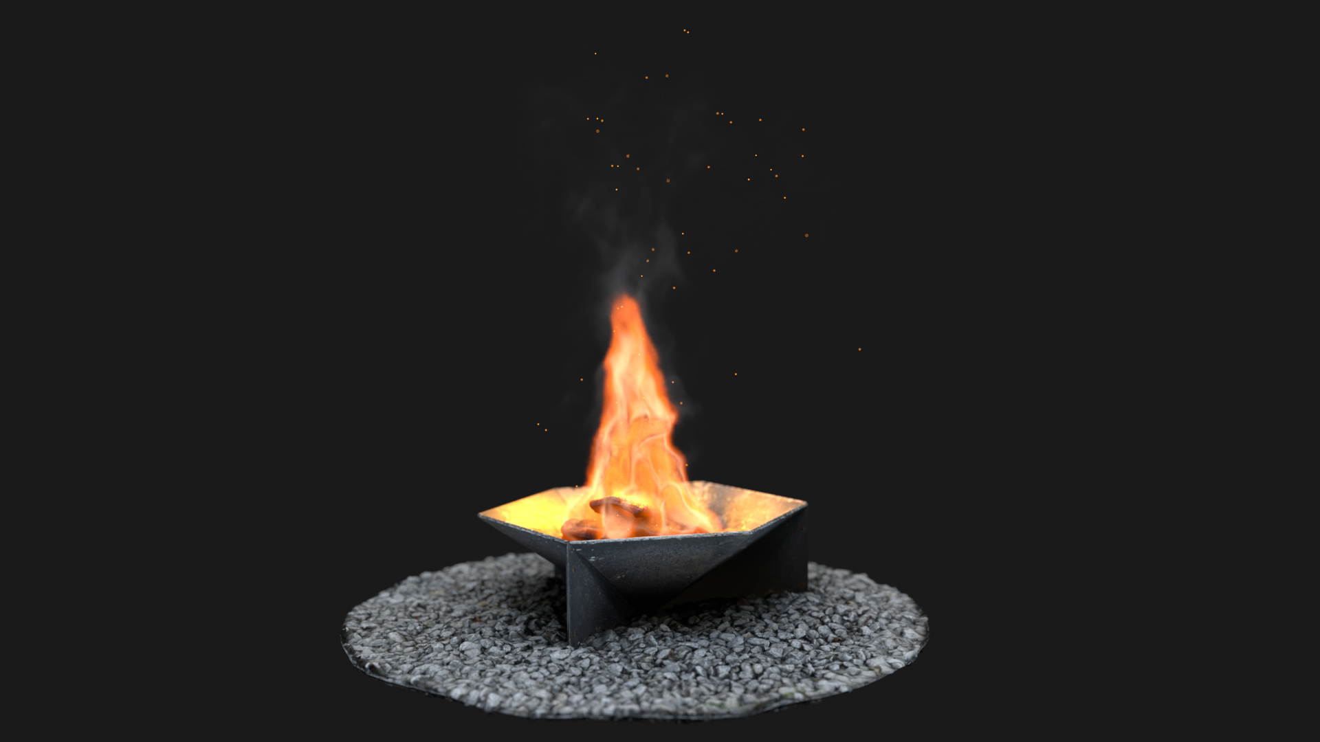 Outside fireplace 3D model - TurboSquid 2119422