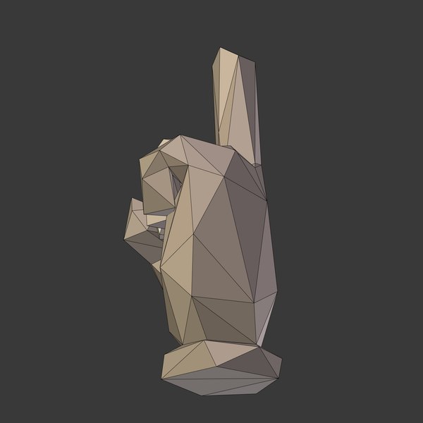 3D cartoon hand model - TurboSquid 1385888
