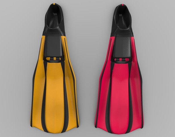 c4d diving fin flippers