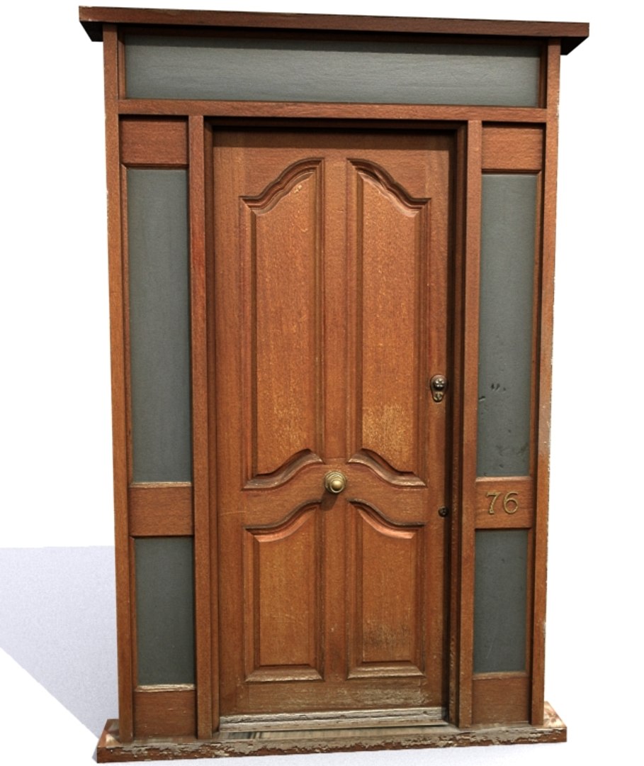 3dsmax Photo Realistic Door