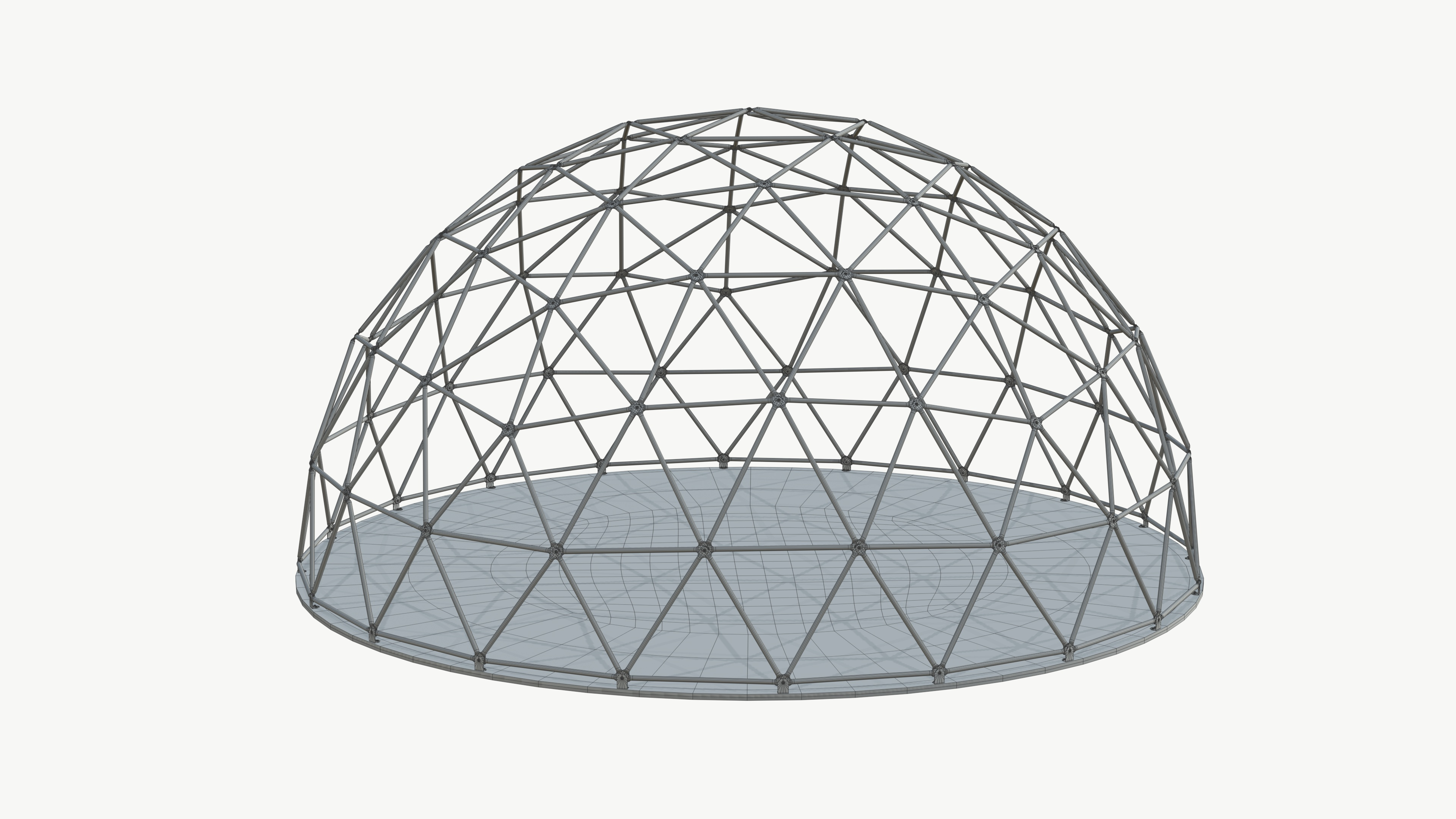 modelo 3d Domo Geodésico V4 Original - TurboSquid 2083231
