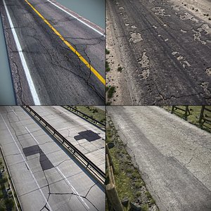 roads resolution 3d model