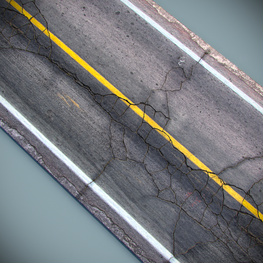 cracked roads details max