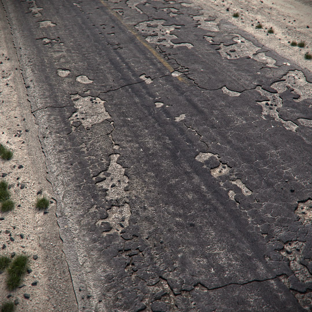 cracked roads details max