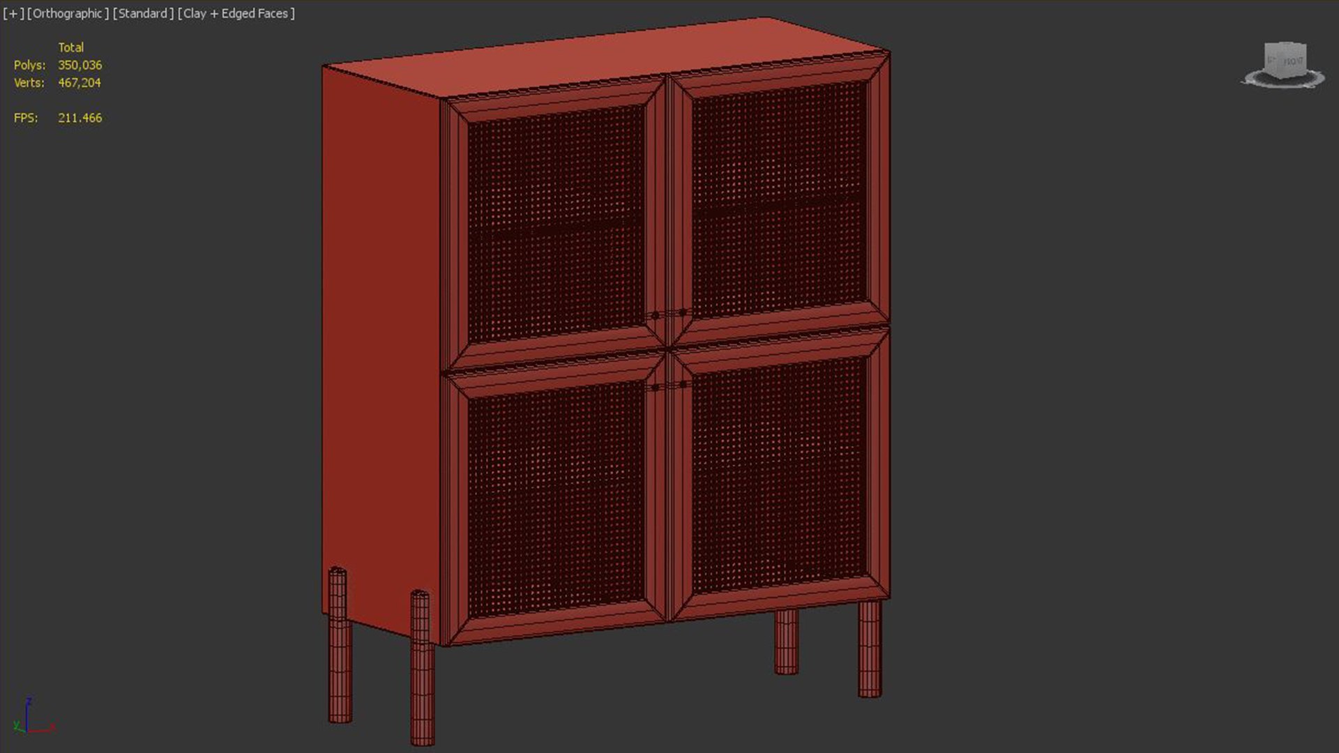 Scandinavian Chest Of 4 Drawers 3D Model - TurboSquid 1895944