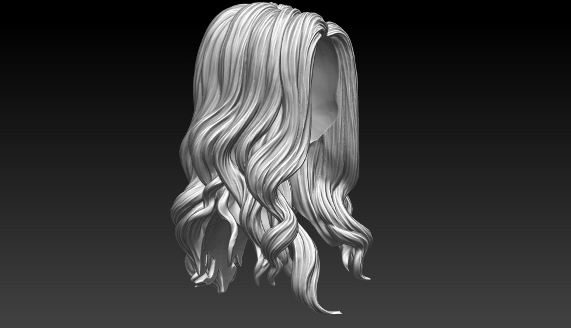 Hair 43 3D Model - TurboSquid 1983846