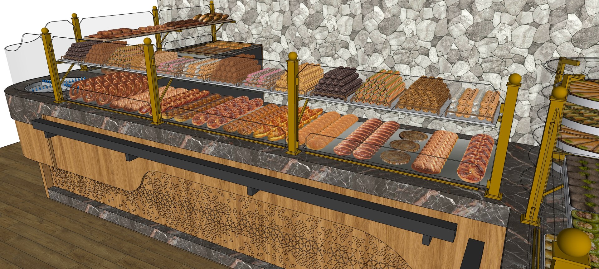 Bakery-pastry Model - TurboSquid 1825136