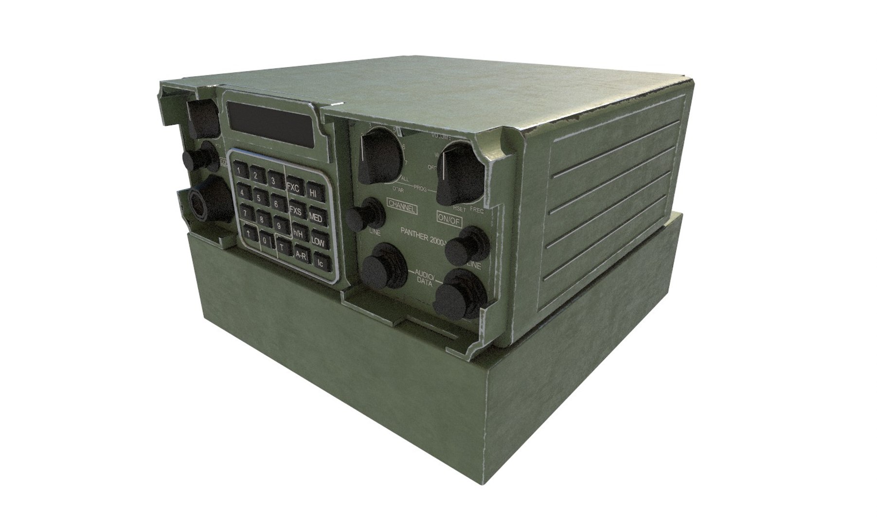 3D Frequency Vhf Radio - TurboSquid 1440216