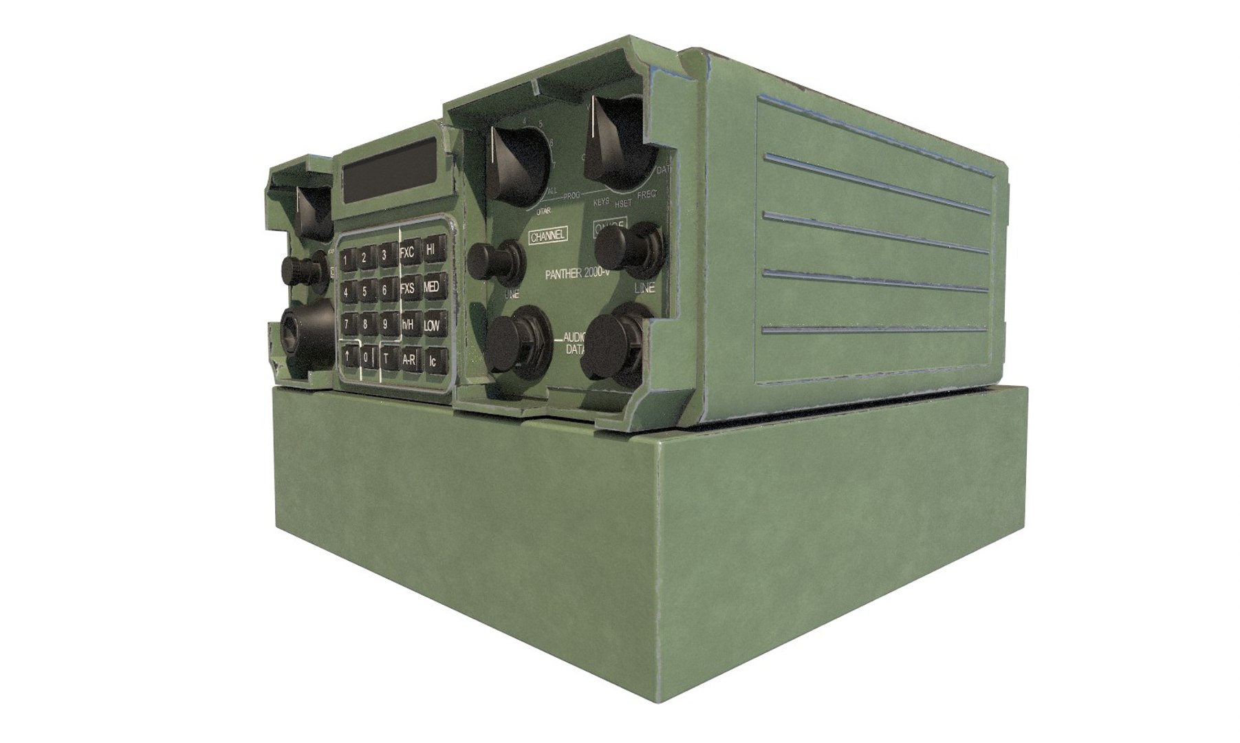 3D Frequency Vhf Radio - TurboSquid 1440216