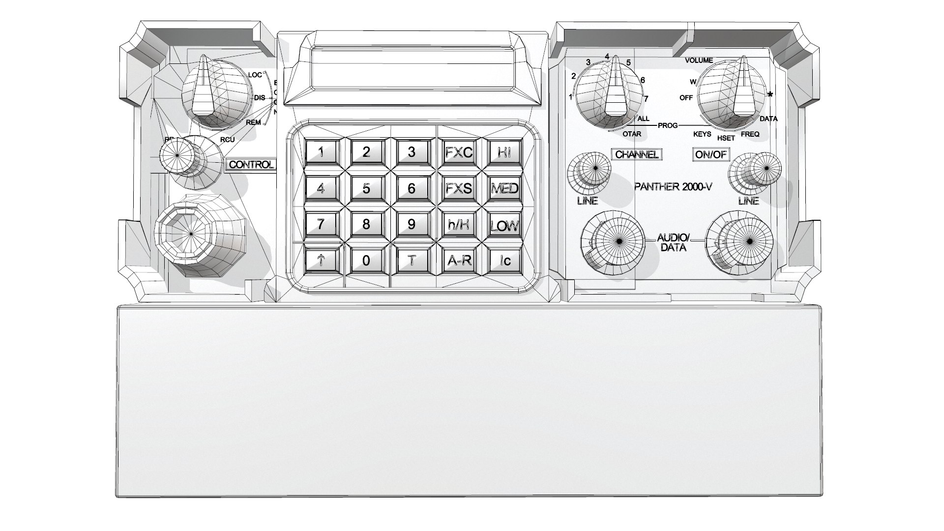 3D Frequency Vhf Radio - TurboSquid 1440216