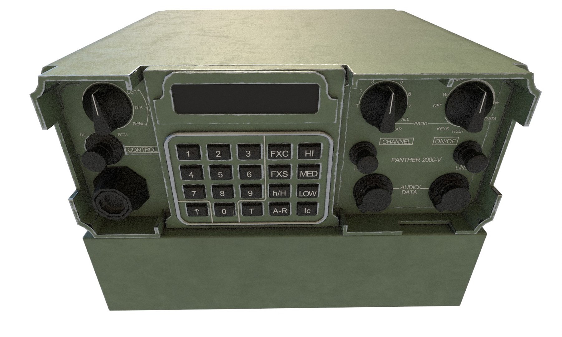 3D Frequency Vhf Radio - TurboSquid 1440216