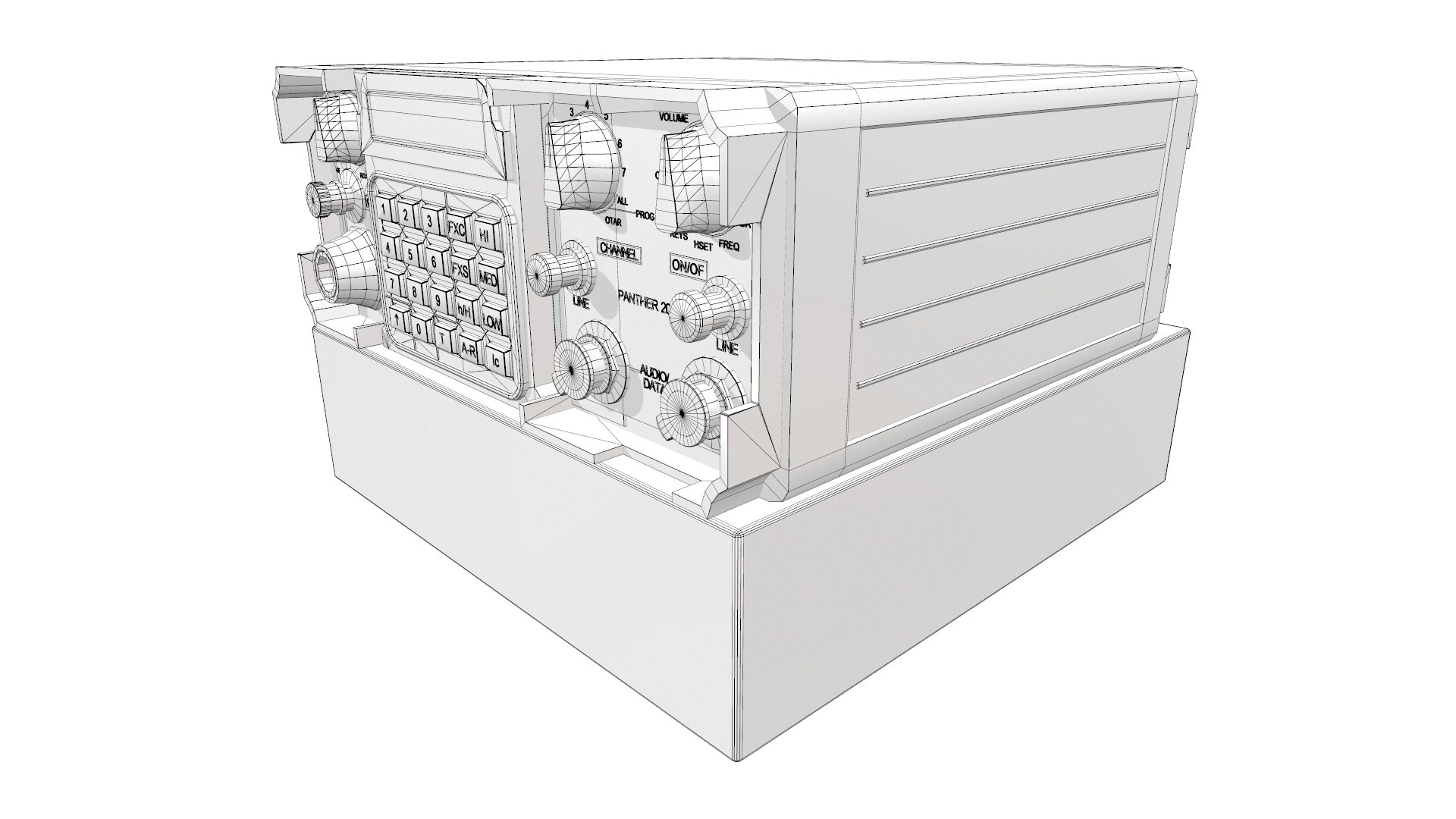 3D Frequency Vhf Radio - TurboSquid 1440216