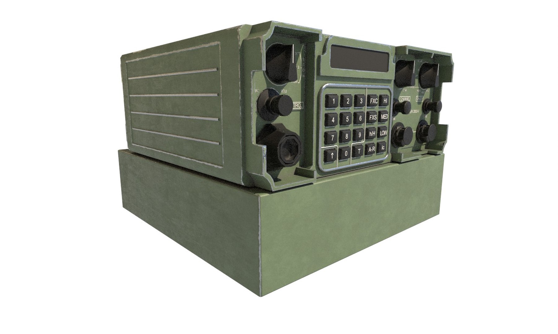 3D Frequency Vhf Radio - TurboSquid 1440216