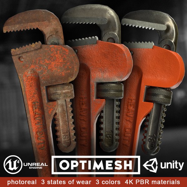 3D model Pipe Wrench - TurboSquid 2129801