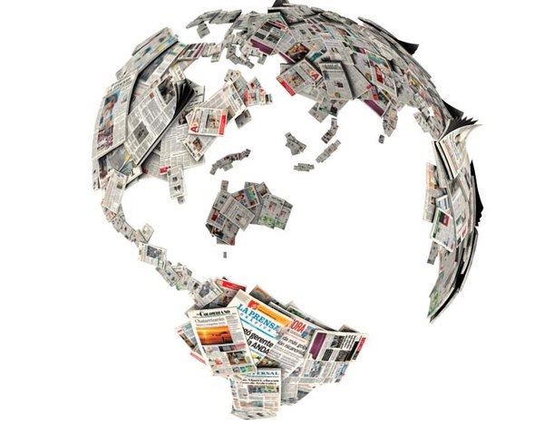 newspaper globe 3d model