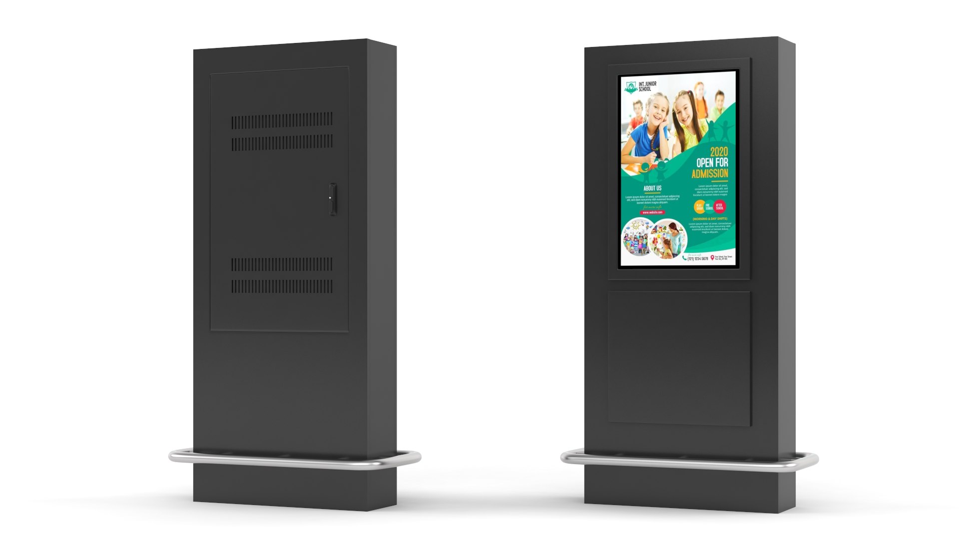 Electronic Kiosk Model - TurboSquid 1906589