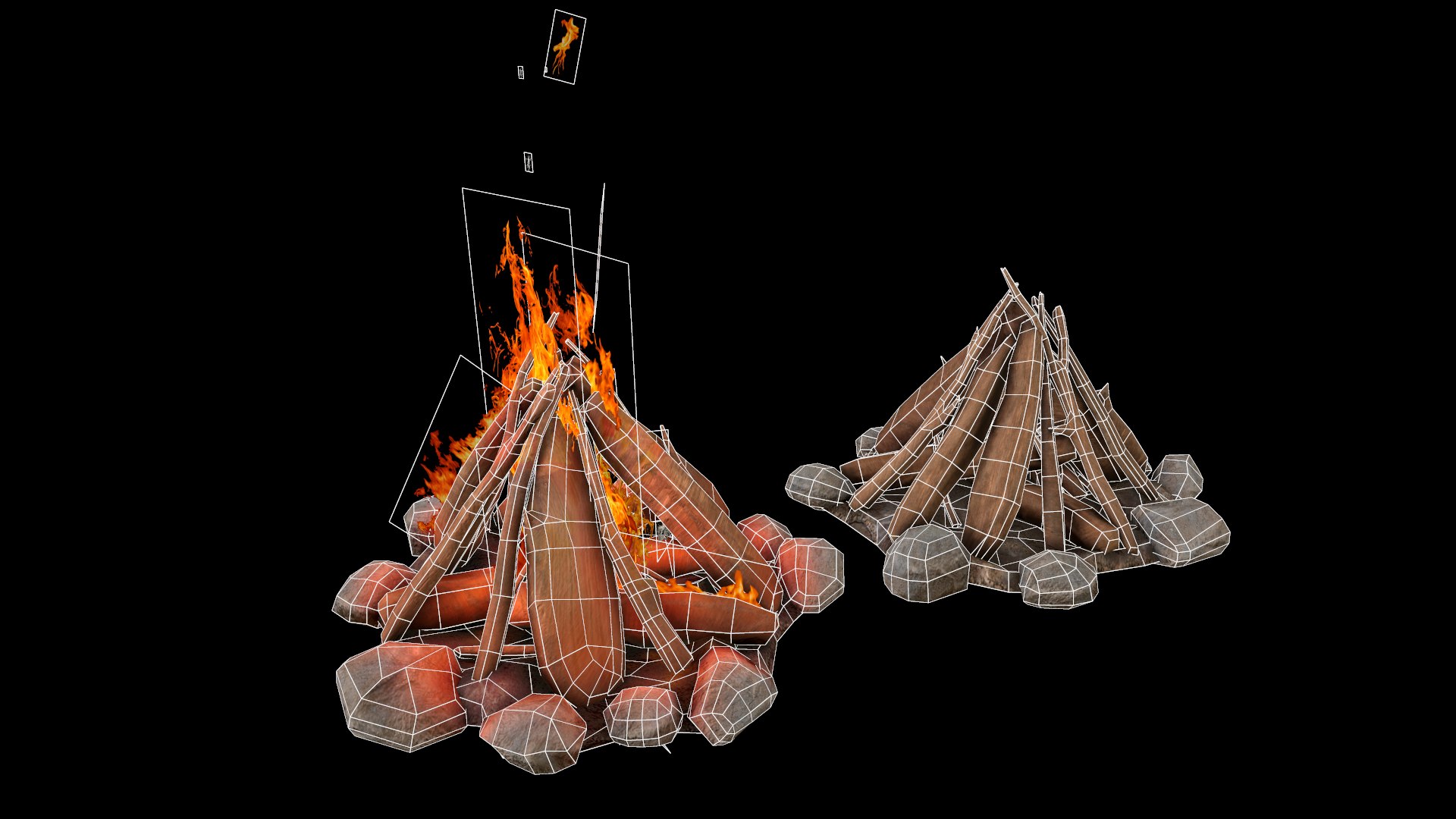 Free 3D Campfire Camp - TurboSquid 1683828