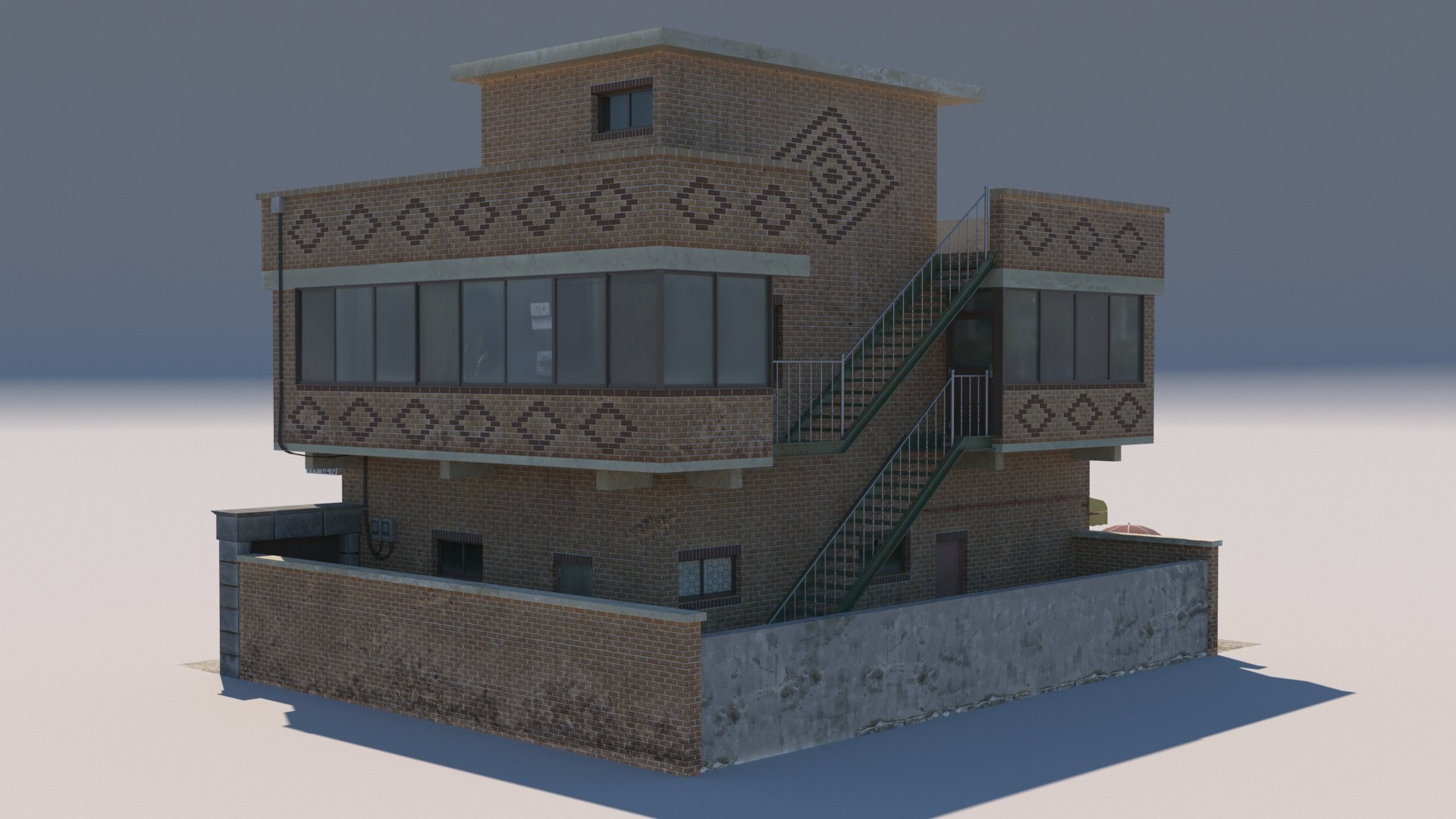 3D Model Korean Buildings Bundle 1 - TurboSquid 2378647