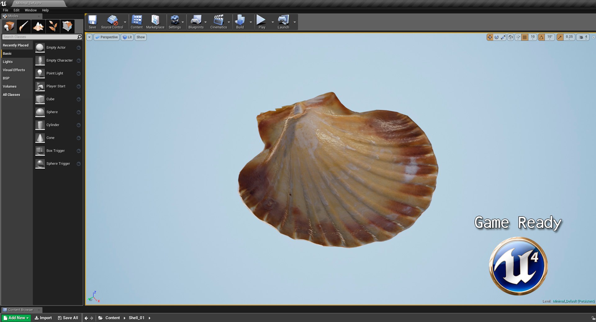 3d Shell Ready Unreal